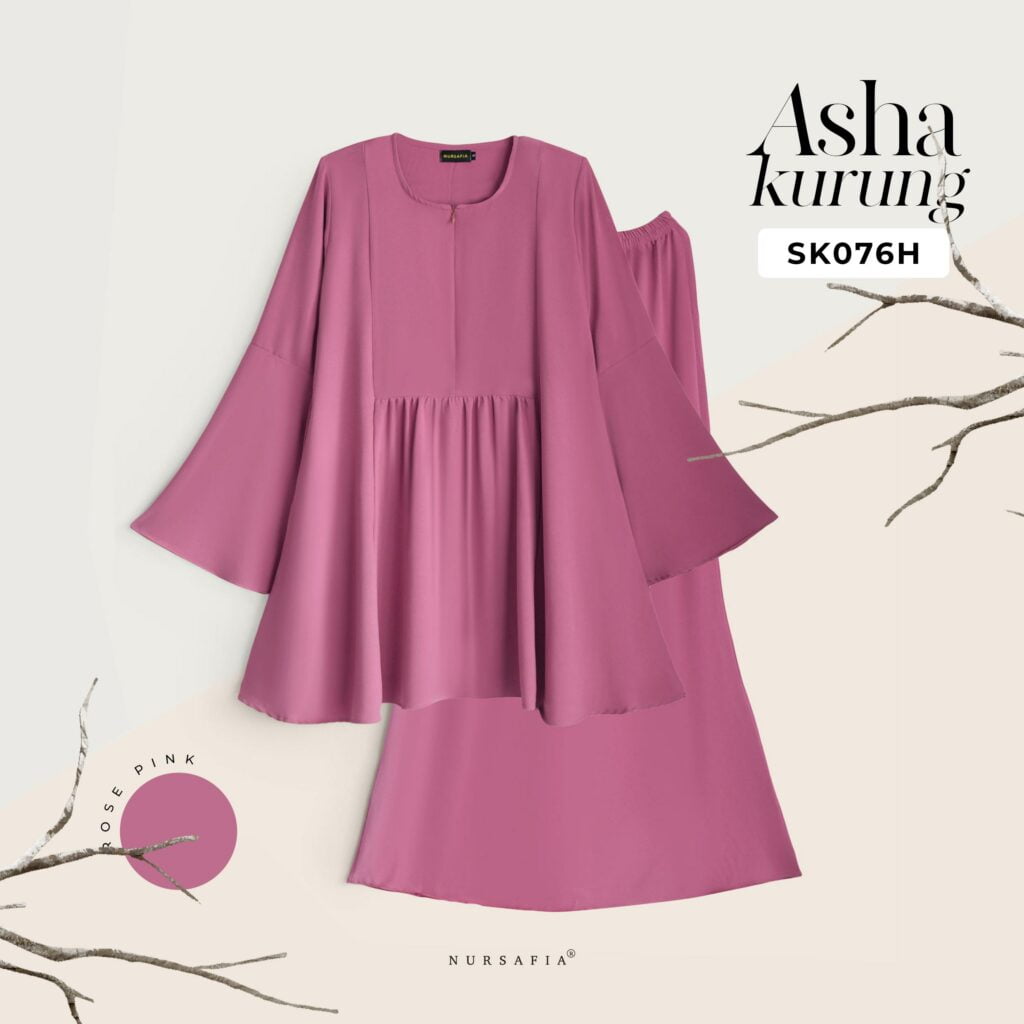 KURUNG ASHA – ROSE PINK – Nursafia