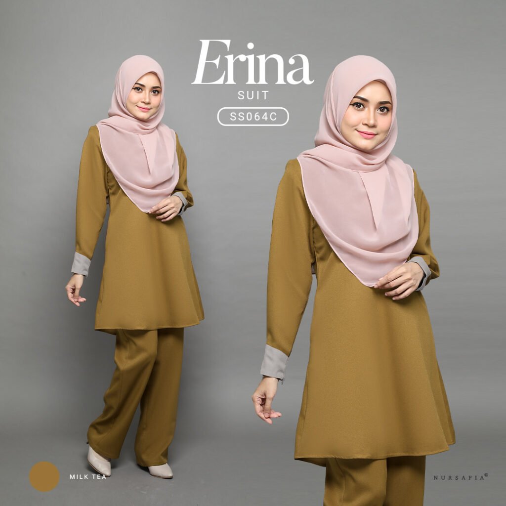 SUIT ERINA – MILK TEA – Nursafia