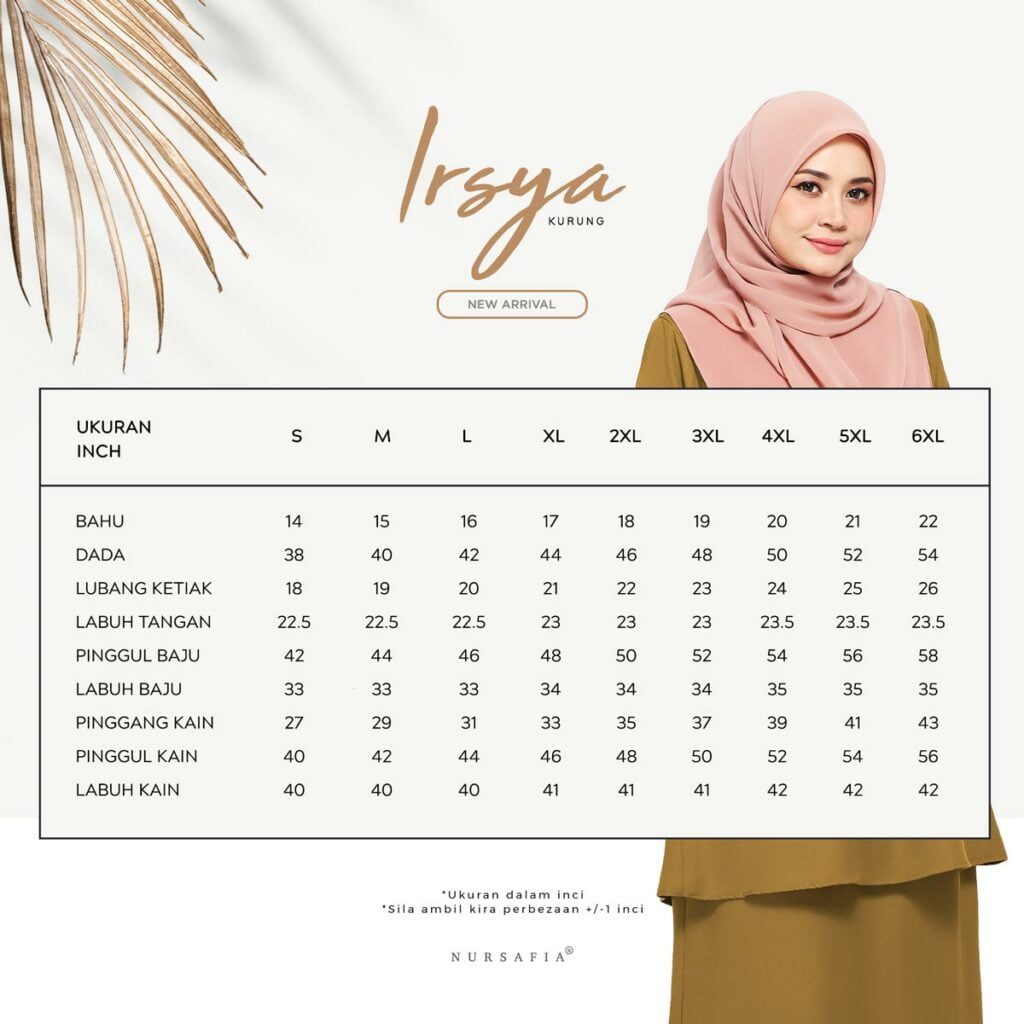 KURUNG IRSYA PLUS SIZE – EGGPLANT – Nursafia