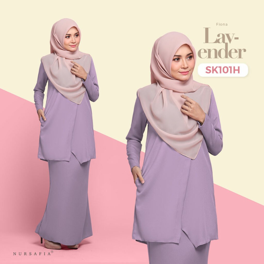 KURUNG FIONA – LAVENDER – Nursafia