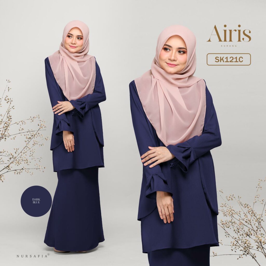 KURUNG AIRIS – DARK BLUE – Nursafia