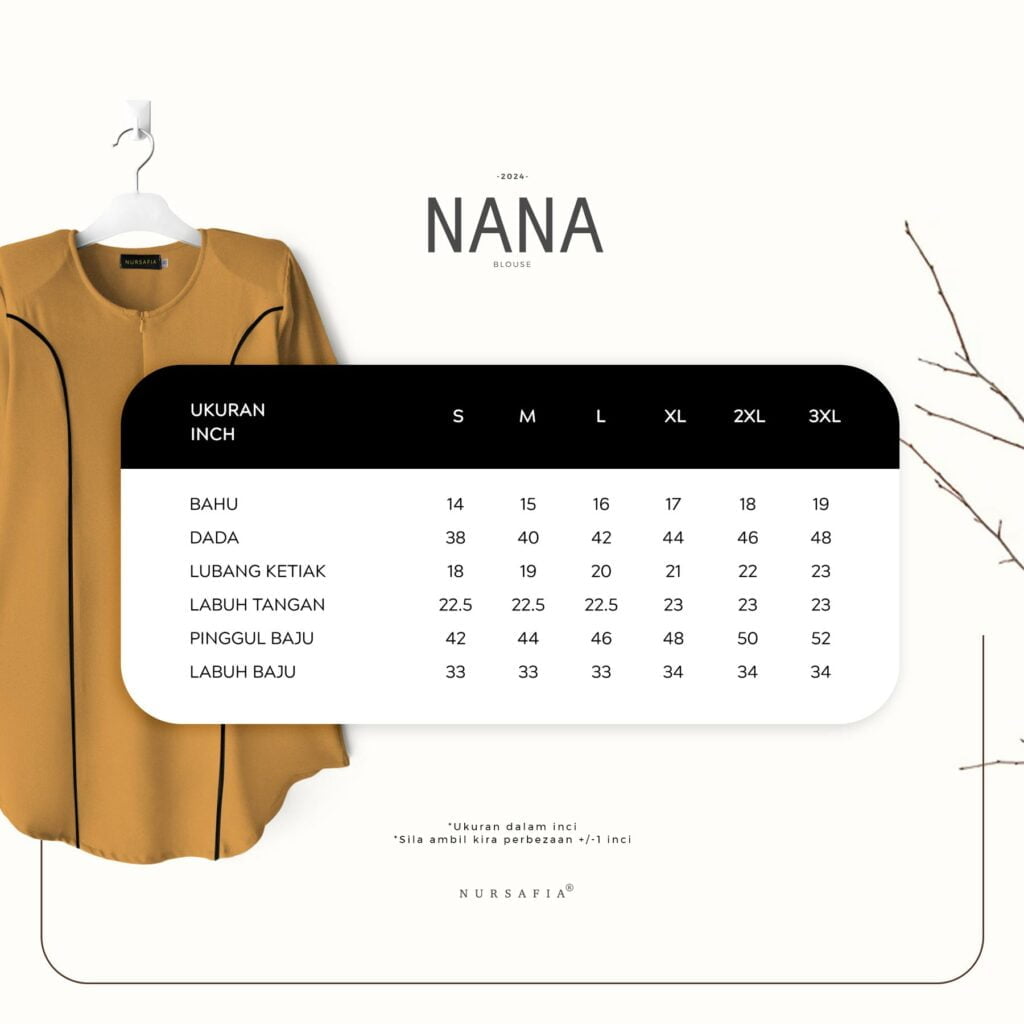 BLOUSE NANA – MAUVE – Nursafia