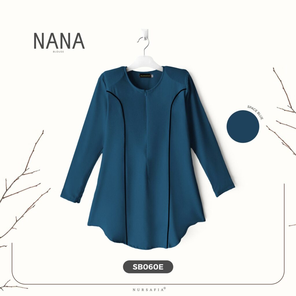 BLOUSE NANA – SPACE BLUE – Nursafia