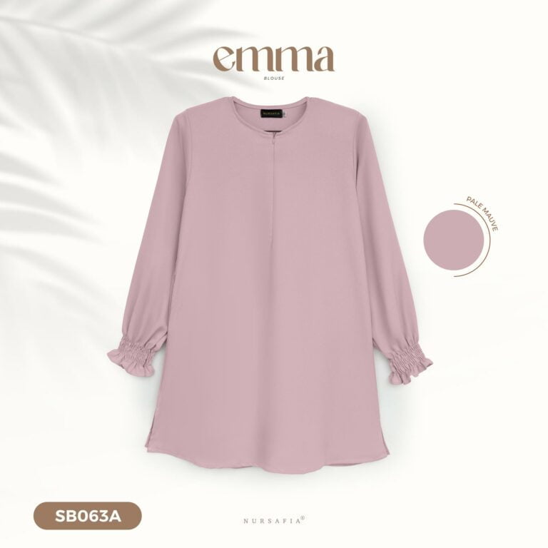 BLOUSE EMMA – PALE MAUVE – Nursafia